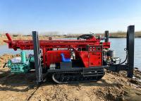 China 0-180m Efficient Crawler Water Well Drilling Rig For Arid Regions for sale