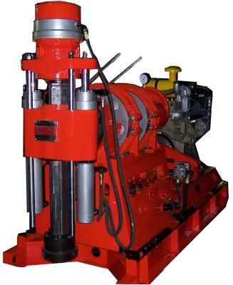 China XY-2 Borehole Core Drilling Rig for 400 Meter Depth with 19.85KW Power and 600mm Hole Diameter for sale