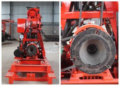 China Hydraulic Soil Test Drilling Rig 100m Depth 75mm Hole for Water Well Drilling for sale