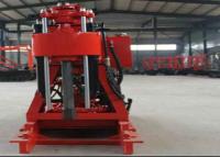 China 200m Depth Trailer Mounted Core Drill Rig for Mining 220V 380V 11kW Motor for sale