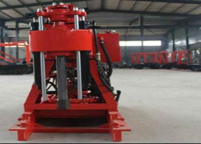China 200m Depth Trailer Mounted Core Drill Rig for Mining 220V 380V 11kW Motor for sale