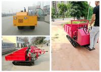 China Mini Garden Multi-Functional Crawler Track Transporter 500kg Load 10hp Gasoline Engine for sale