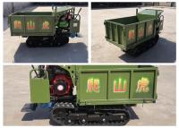 China Hydraulic Mini Crawler Dumper , Self Loading Mini Dumper 0.8HP Horsepower for sale