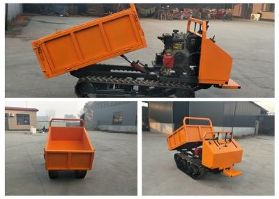 China 2 Ton Mini Rubber Track Transporter Carrier Dumper Truck with 600kg Loading Capacity and 32HP Diesel Engine for sale