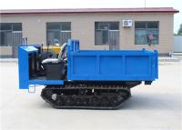 China 2 Ton Mini Tracked Dumper Truck Agricultural Transport Vehicle 186 Diesel Engine Hydraulic Dump for sale