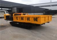 China 3 Ton Load Crawler Dumper Truck Rubber Track Agricultural Tipper 18HP Electric Start for sale