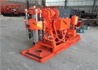 China Hydraulic Water Well Drilling Rig 200m Depth DTH Soil Test Machine 16.2kW Diesel for sale