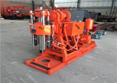 China Hydraulic Water Well Drilling Rig 200m Depth DTH Soil Test Machine 16.2kW Diesel for sale
