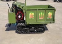 China 0.8 Ton Mini Self Loading Rubber Tracked Dumper 1250x750x500mm Bucket Diesel Engine for sale