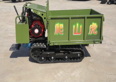 China 0.8 Ton Mini Self Loading Rubber Tracked Dumper 1250x750x500mm Bucket Diesel Engine for sale