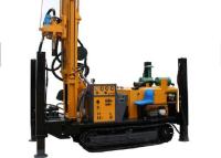 China 200m Tracked Hydraulic System Pneumatic DTH Tractor Mounted Drill Rig for sale