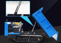 China 2 Ton Mountain Special Transport Vehicle with 12km/h Speed and 33° Climbing Angle - Crawler Track Dump Carrier for sale