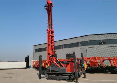 China Full Hydraulic 350m Pneumatic 92kW Water Well Drilling Rig for Rock Formations for sale