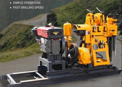 China 15KW Portable Diesel Borehole Water Well Drilling Rig 150m Depth 600kg for sale