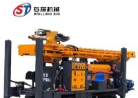 China Hydraulic Controlled 350m Borehole Drilling Rig Diesel Engine 100hp for sale