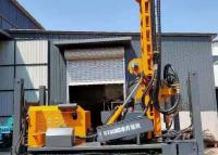 China Yellow 6m Rod Water Well Drilling Rig 350m Depth 92KW Hydraulic for sale