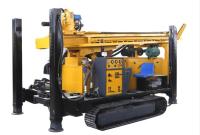 China 250m Water Bore Well 75kw Crawler Mounted Gas Drilling Machine for sale