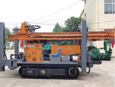 China Crawler Mounted Water Well Drill Rig 400m Depth Pneumatic Drilling Equipment for sale