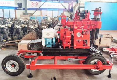 China Automatic Hydraulic Crawler Core Drilling Rig 150m Depth XY-1A 600kg for sale