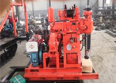 China XY-1 100m Geological Drilling Rig 18HP Diesel Engine Portable Hydraulic Soil Exploration Machine for sale