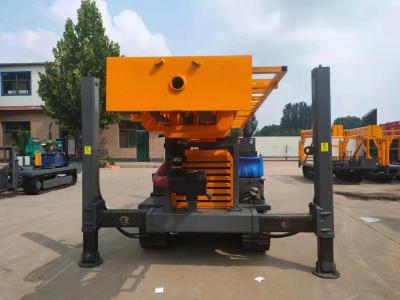 China Diesel Engine Driven Borehole 400m Truck Mounted Water Well Drilling Rig for sale