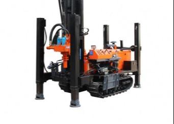 China Customized ST180 Water Well 13.3kw Crawler Mounted Drill Rig Equipment for sale
