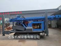China 260m Steel Crawler Mounted Rotary Portable Water Well Drilling Rig 105mm for sale