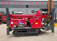 China ST180 Fast Rock Pneumatic Drilling Rig 180m Depth 220V/380V Hydraulic Crawler Water Well Machine for sale