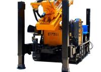 China 350 Meter Depth Crawler Land Drilling Machine With Diesel Power for sale