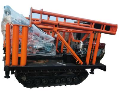 China Easy Movement Sample Coring Crawler Mounted Drill Rig Spt 150 Meters Depth Portable for sale