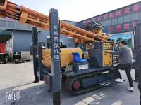 China High Leg Pneumatic Hydraulic Crawler Drilling Rig Borehole 260m Depth for sale