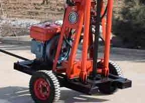 China ST 50 Engineering Drilling Rig 145kg Hydraulic Soil Testing with Wheels for sale