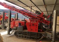 China ST200 Crawler Mounted Water Well Drill Rig - 200m Depth Capacity, 90-152mm Diameter, Diesel Powered for sale
