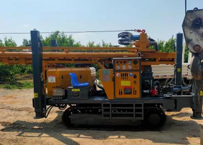 China 260m Deep Borehole Crawler Drill Rig 105mm Diameter for sale