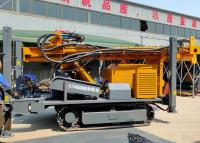 China Borehole Watering Steel Crawler Pneumatic Drilling Machine Rig For Hard Rocks for sale