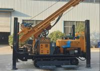 China Pneumatic Water Well Drilling Rig 260m Borehole DTH Mud Pump 85kW Diesel Engine for sale