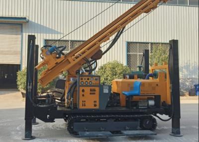 China Pneumatic Water Well Drilling Rig 260m Borehole DTH Mud Pump 85kW Diesel Engine for sale