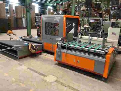 China 380V AC 3φ 50Hz Automatic Box Gluing Machine 300g/M2 With Free Spare Parts for sale