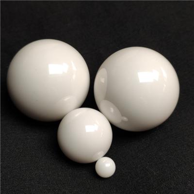 China High Polished Zirconium Oxide Ceramic Ball ZrO2 95% G5 G100 0.4mm to 60mm White Black for sale
