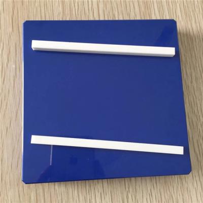 China Superhard Mirrored Alumina Ceramic Plate 99% Al2O3 High Hardness HRA 88 Wear Resistant for sale