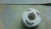 China Custom Zirconia Ceramic Precision Turning Parts 6.0 g/cm3 Density Structural Machining Components for sale