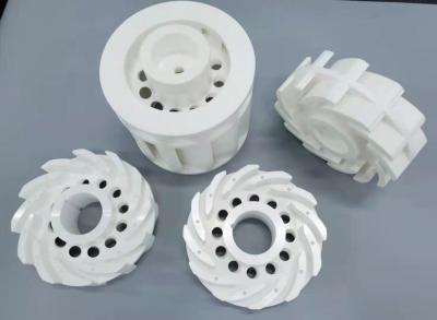 China Custom Precision Y-TZP Zirconia Impeller for Ball Mill Density 6.0 g/cm3 Hardness 1300 HV for sale