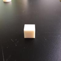 China Precision 1300HV Machinable Ceramic Block Cube Zirconia Ceramic Parts for sale