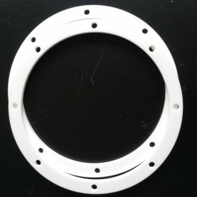 China Zirconia Ceramic Flange Seal Ring with Holes for Gas Seal 95% ZrO2 Density 6.0 g/cm3 for sale
