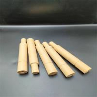 China Yellow Magnesium Stabilized Zirconia Ceramic Tubes High Temperature 2100C 450MPa for sale