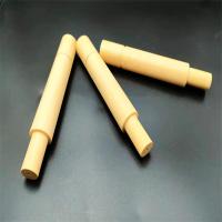 China Yellow Magnesium Stabilized Zirconia Ceramic Tubes High Temperature 2100C 450MPa for sale