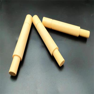 China Yellow Magnesium Stabilized Zirconia Ceramic Tubes High Temperature 2100C 450MPa for sale