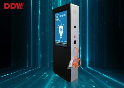 China IR Touch Charging Floor Standing Digital Signage , 1080P Electric Car Smart Charge Pile Advertising Display DDW-AD5501S for sale