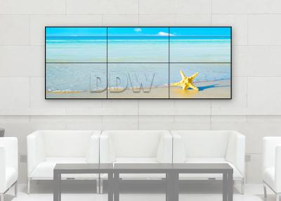 China 1x3 Lcd Control Room Video Wall 55 Inch Thin Bezel TV High Contrast RS232 Control for sale