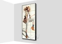 China LG thin bezel tv screen lcd videowall ISO900 Support DVI  VGA AV MEGA DCR Contrast LED backlight for shopping mall for sale